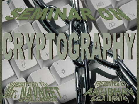 cryptography ppt