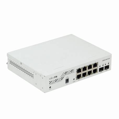 CSS610 8G 2S IN MIKROTIK 2 SFP 10G 8 1000 Switch Smart SwOS