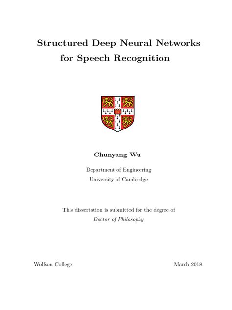 Structured Deep Neural Networks For Speech Recognition Pdf Deep