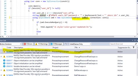 Scs0018 Warning Not Yet Resolved · Issue 118 · Security Code Scan
