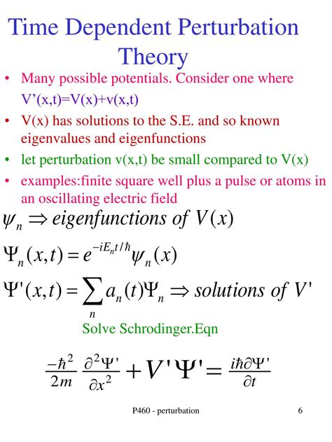 Ppt Perturbation Theory Powerpoint Presentation Free Download Id