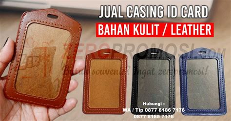 Jual Casing Id Card Kulit Card Holder Leather Zeropromosi Souvenir Barang Promosi Grosir