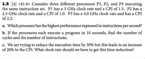 solved consider three different processors p1 p2 and p3