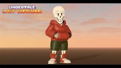 Underswap Papyrus Model In Undertalelast Corridor Sneak Peak Youtube