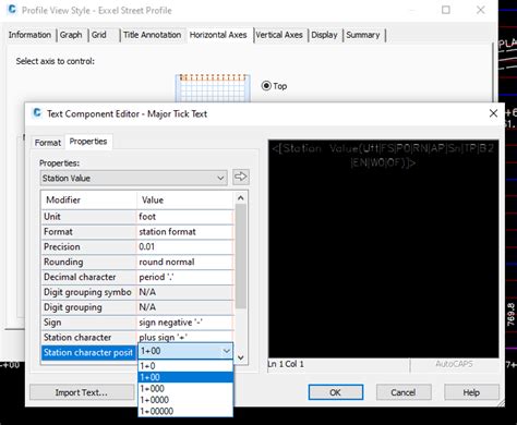 Solved Band Set Style Station Labels Autodesk Community