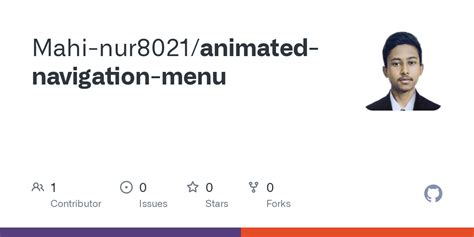 Github Mahi Nur8021animated Navigation Menu