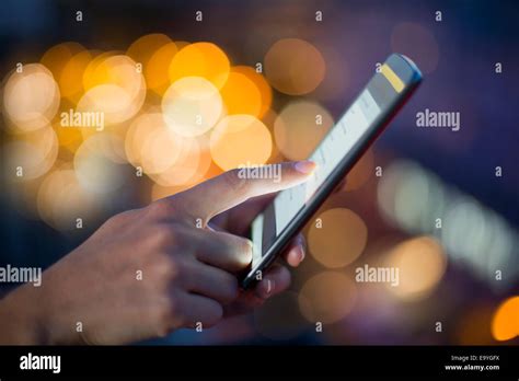 Adult App Background Business Caucasian Cell Cellphone City Communication Connecting Female Girl