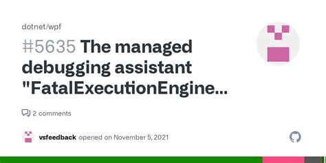 The Managed Debugging Assistant Fatalexecutionengineerror Has