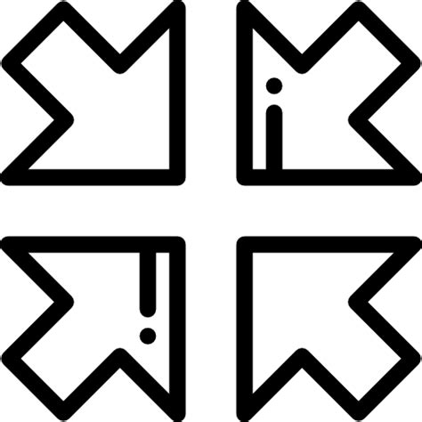 Minimize Detailed Rounded Lineal Icon