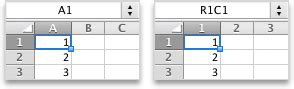 My Column Headings Are Labeled With Numbers Instead Of Letters In Excel For Mac Microsoft Support