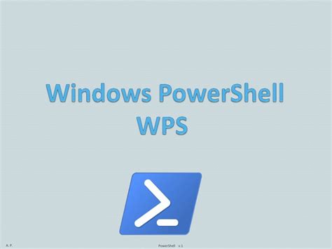 pdf de programación windows powershell wps