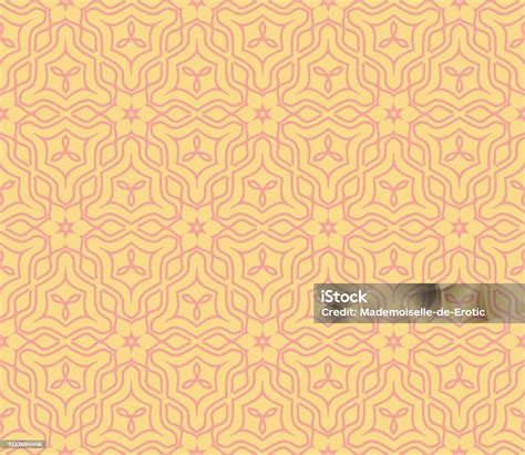 추상적인 기하학적 꽃의 패턴입니다 원활한 벡터 일러스트입니다 디자인에 대 한 인사 카드 배경 벽지 인테리어 디자인 베이 지