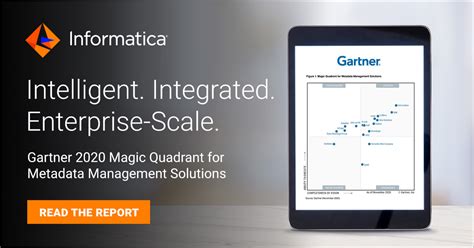Gartner 2020 Magic Quadrant For Metadata Management Solutions