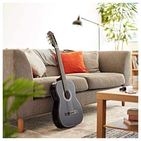 Guitarra Clássica Eletroacústica Gear4music Preto Na