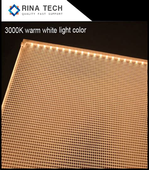 Custom Factory RGB Acrylic Backlight For LED China Commercail Lighting Guide Plate And Light