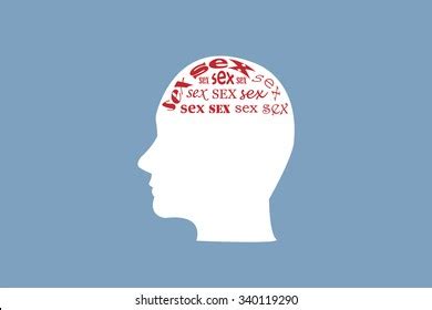 Side View Silhouette Man Inscriptions Sex Stock Vector Royalty Free 340119290 Shutterstock