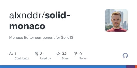 Github Alxnddrsolid Monaco Monaco Editor Component For Solidjs