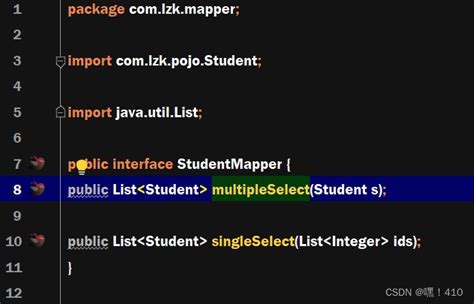 解决mybatis：expected One Result Or Null To Be Returned By Selectone But Found 7 Csdn博客