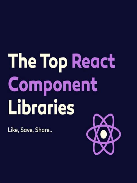 Top React Component Libraries Pdf
