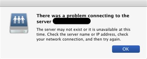 solucionar hubo un problema al conectarse al servidor mac think