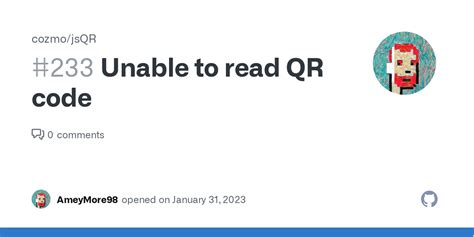 Unable To Read Qr Code · Issue 233 · Cozmojsqr · Github