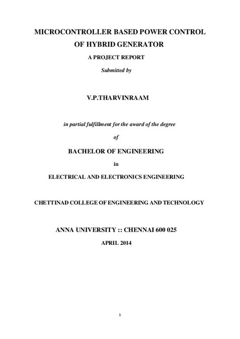 Pdf Microcontroller Based Power Control Of Hybrid Generator