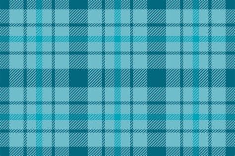 섬유 인쇄 포장지 선물 카드 또는 벽지에 대한 파란색 벡터 패브릭 질감의 격자 무늬 배경 체크 원활한 패턴 프리미엄 벡터