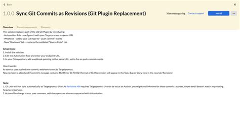 Link Git Commit As A Revision To User Story Bug Task Targetprocess Enterprise Agility Solution