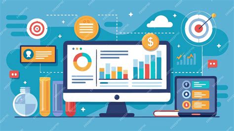 Business Analytics And Data Visualization A Conceptual Illustration Depicting A Computer Screen