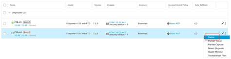 Vervang De Faulty Unit In Secure Firewall Threat Defence Of High
