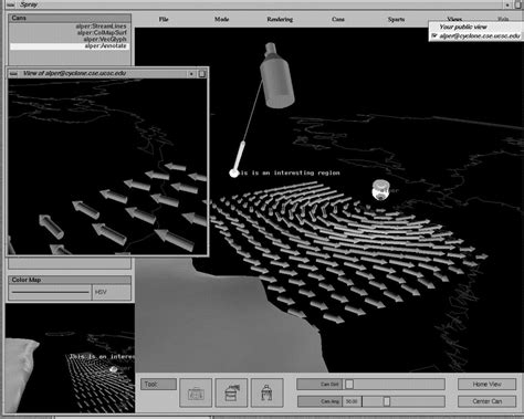 Collaborative Visualization The Large Graphics Window Shows The Download Scientific Diagram