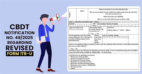 CBDT Issues Notification No For Revised ITR U Form For Taxpayers