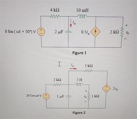 Solved Theory Obtain vo and io for different values of ω Chegg com