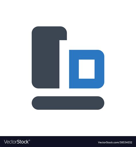 Object Vertical Align Icon Royalty Free Vector Image