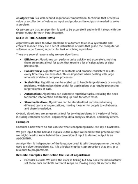 2 Algorithm Pdf Algorithms Algorithms And Data Structures