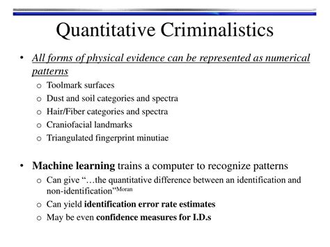 PPT Current Research In Forensic Toolmark Analysis PowerPoint Presentation ID