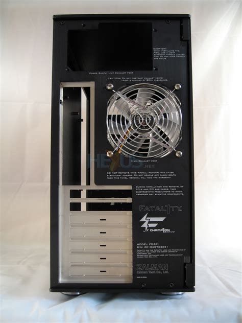 Review Zalman Fc Ze1 Fatal1ty Chassis Page 7