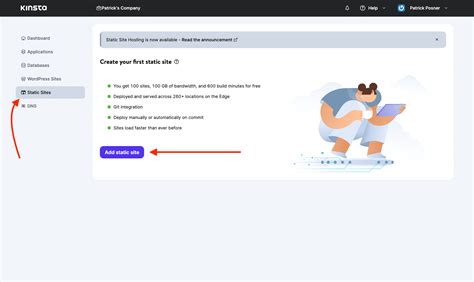 How To Host Your Static Site On Kinsta Static Site Hosting