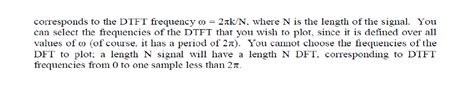 Solved In This Homework You Will Calculate And Analyze Dft