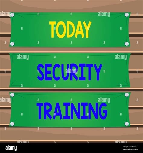 Conceptual Hand Writing Showing Security Training Concept Meaning Providing Security Awareness