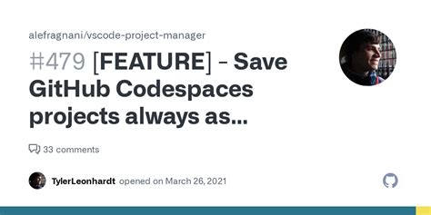 [feature] Save Github Codespaces Projects Always As Remote Project