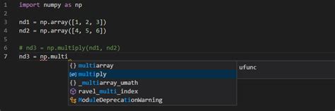 Numpy Ufunc Has No Intellisense Issue Microsoft Pylance Release GitHub