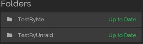 Folder Permission Experiment On Unraid Support Syncthing Community