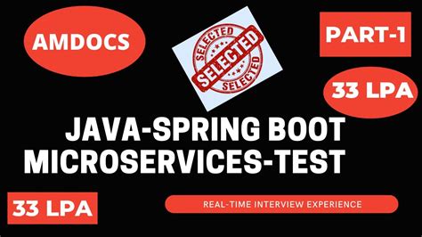 Amdocsonline Test Java Spring Boot Microservices Hirepro Test