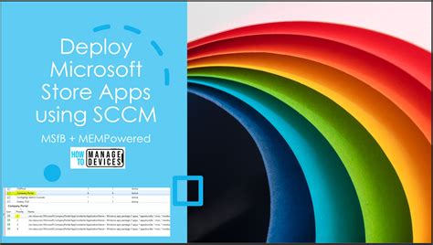 Deploy Microsoft Store Apps Using Configmgr Sccm Htmd Blog