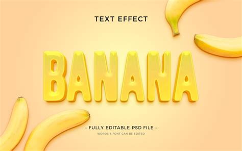 Premium Psd Fruit Text Effect