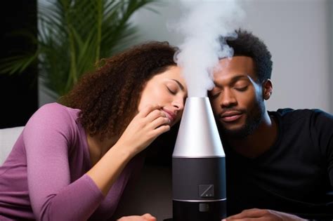 Premium AI Image People Using A Diffuser For Soothing Sleep Aromas