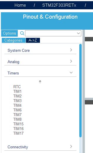 stm32cubemx version 5 bugs missing tim20 and wron page 2