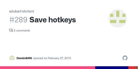 Save Hotkeys Issue Edubart Otclient GitHub