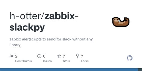 GitHub H Otter Zabbix Slackpy Zabbix Alertscripts To Send For Slack Without Any Library